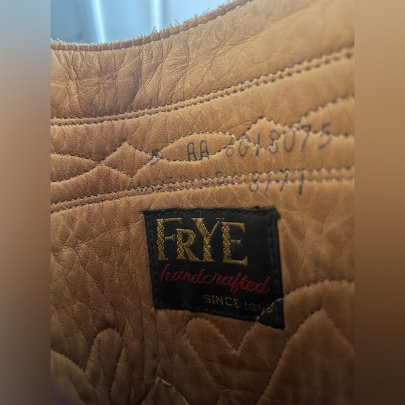 Frye | Shoes | Vintage Frye Campus Boots Horse Stitching Black Label 7s ...